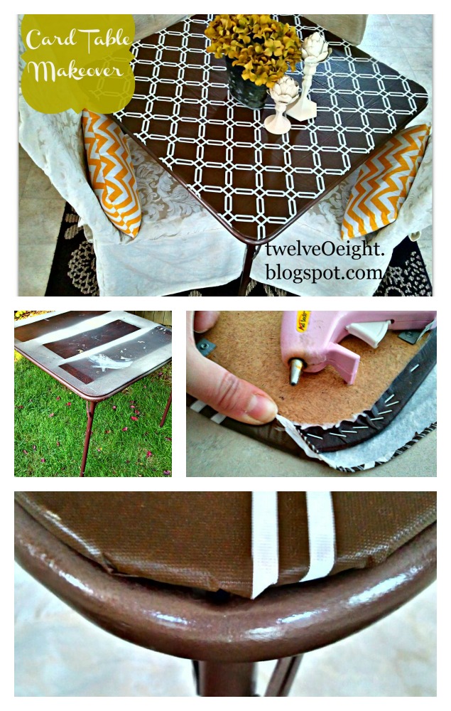 DIY Card Table Makeover – twelveOeight