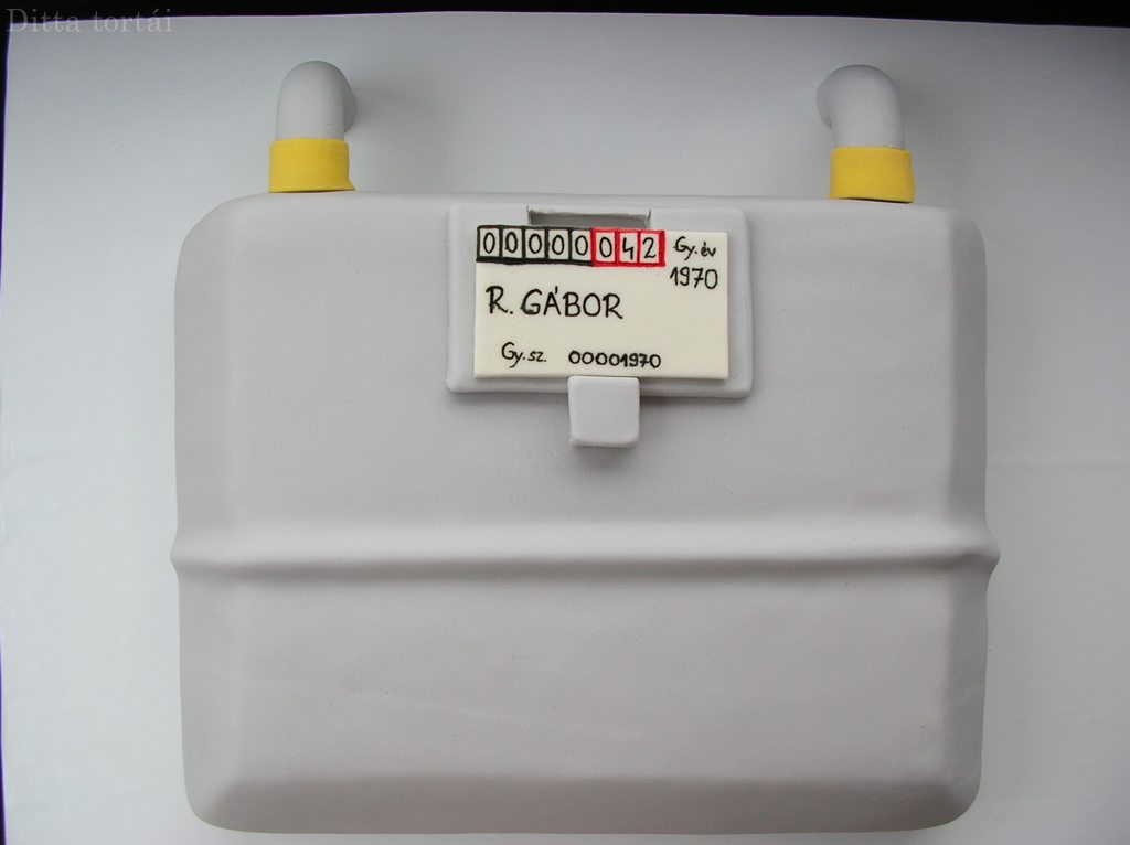 Ditta tortái: Gázóra és villanyóra torta