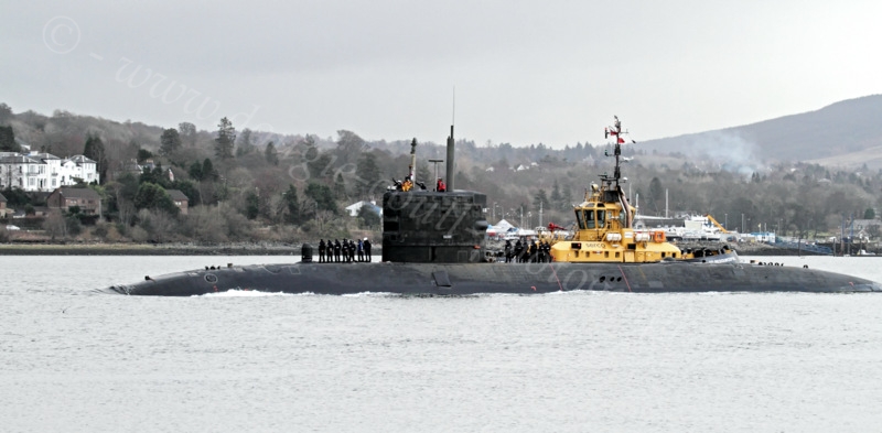 Dougie Coull Photography: HMS Talent Transits to Faslane Naval Base
