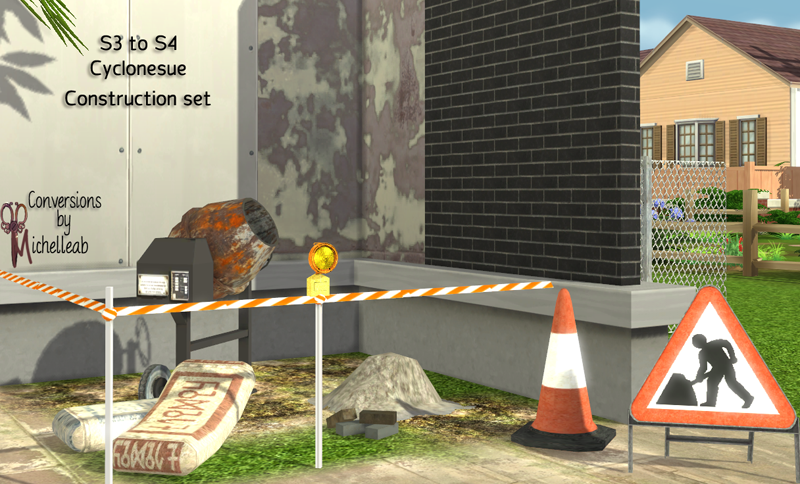 Sims 4 CC's - The Best: S3 to S4 Cyclonesue Construction Set ...