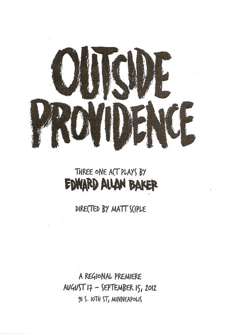Cherry and Spoon: "Outside Providence" by Dark & Stormy Productions
