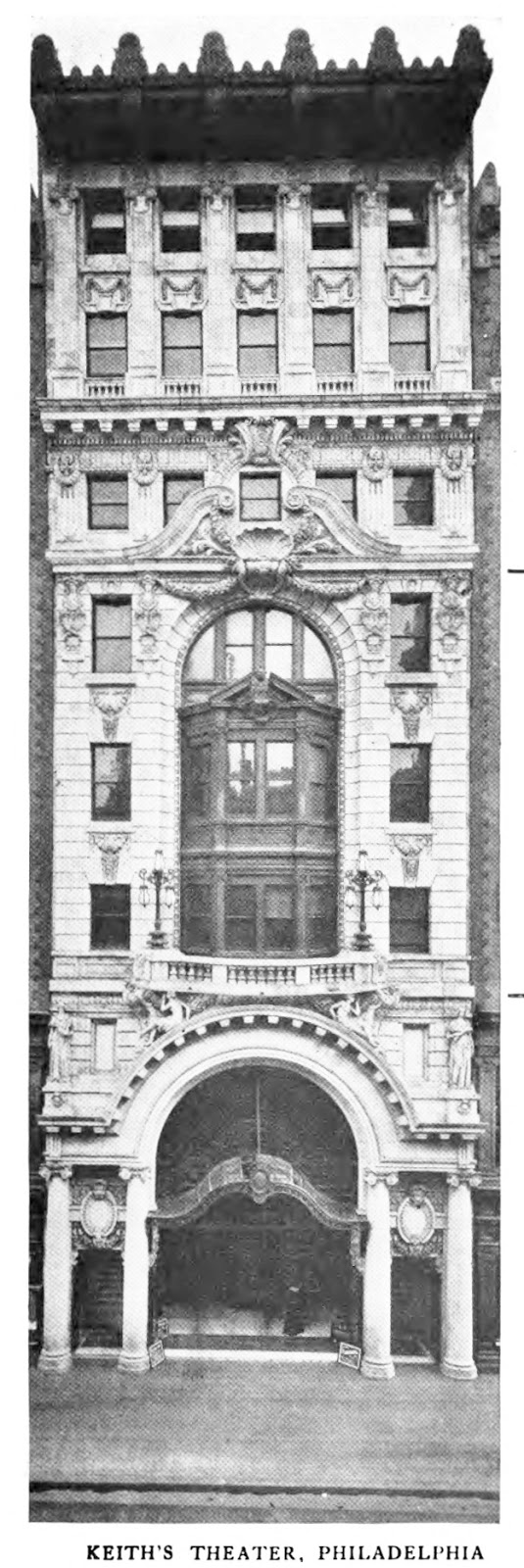 Philly & Stuff: Keith's Theatre - 1116 Chestnut Street - 1905