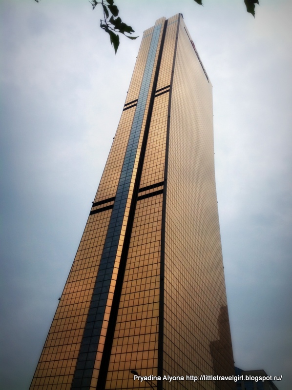 Приключения маленькой путешественницы: Юксам (63) билдинг. Сеул.