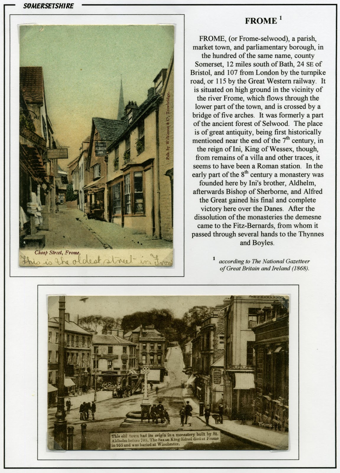 Somerset (& Bristol) Postal History: Frome in the 18th Century