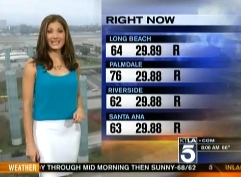 Attractive American News Personalities: KTLA's Liberte Chan in Aqua ...