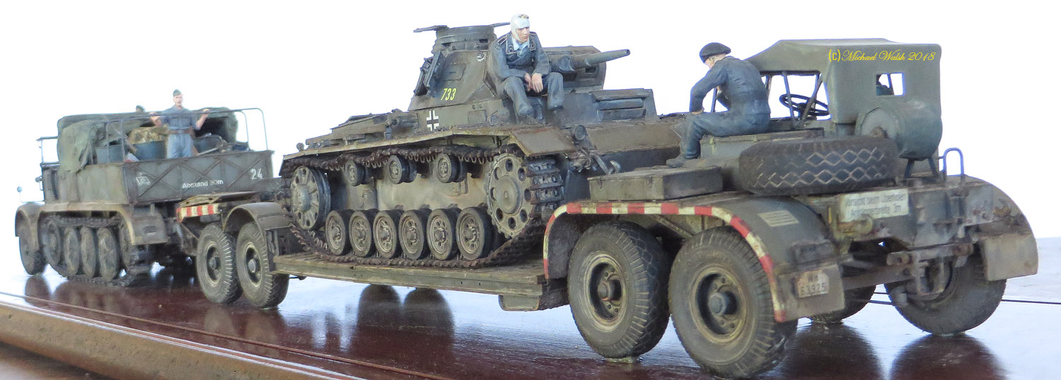 Tamiya 1/35th Famo and trailer