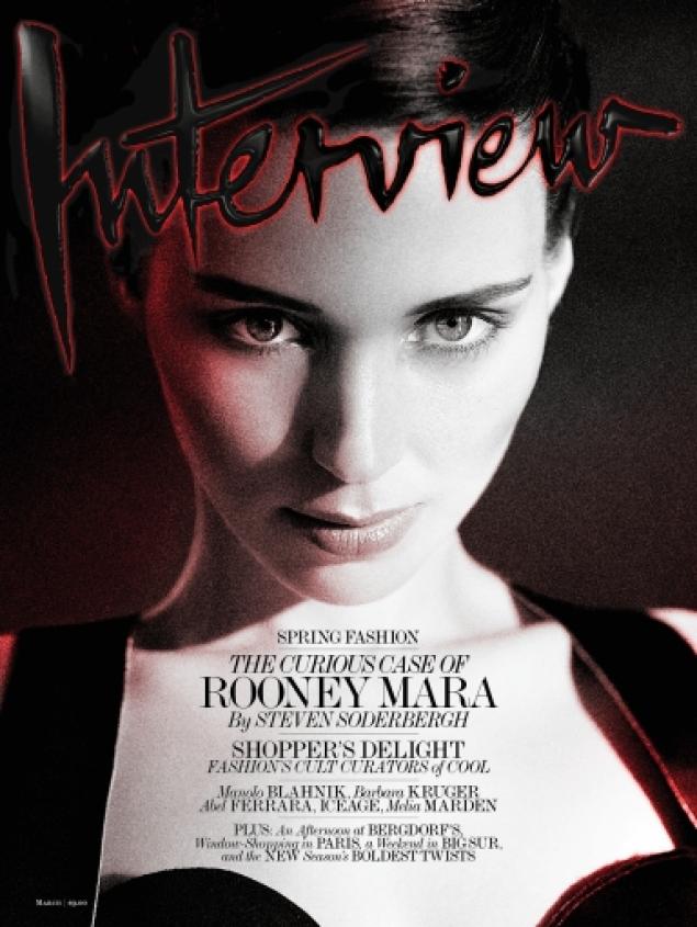 Interview Magazine March 2013: Rooney Mara by Mikael Jansson