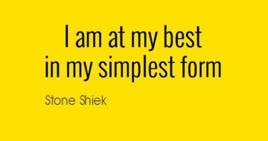 Life is good 😚: I am at my best ...