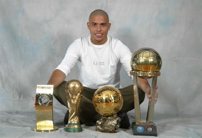 RONALDO 9 DE BRASIL, Ó FENOMENO: TROFEOS INDIVIDUALES DE RONALDO LUIZ ...