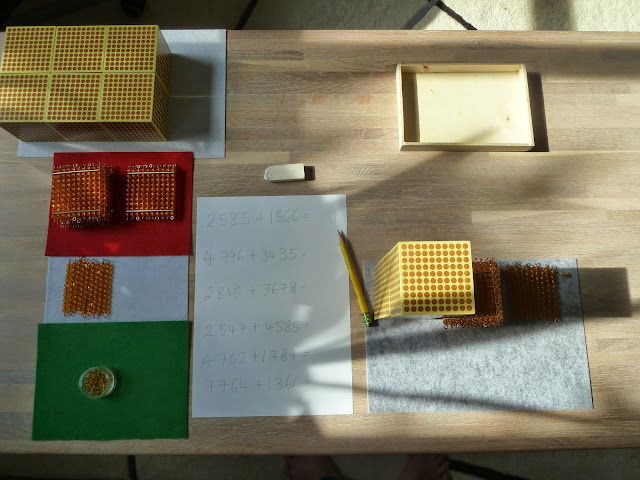 Family FECS: Montessori Activity: Dynamic Addition with Golden Beads ...