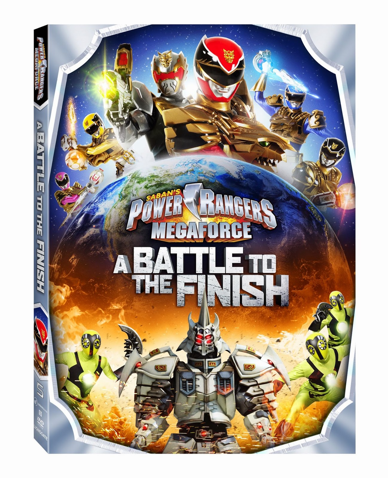A Lucky Ladybug: Power Rangers Megaforce: A Battle To The Finish DVD ...