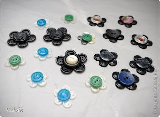 Técnica fácil para decorar cajas con botones y plantillas ~ lodijoella