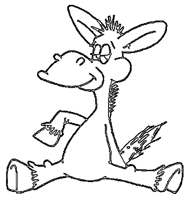 Dibujo burro infantil - Imagui