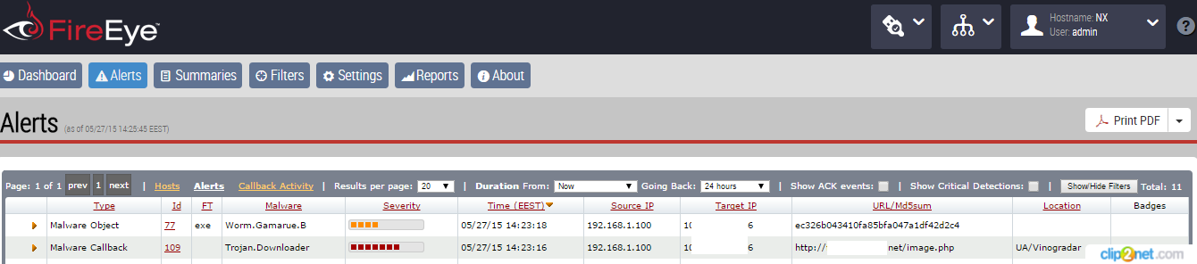 [Hack and Security] Cookies: Fireeye NX тестирование /Fireeye NX С&C ...