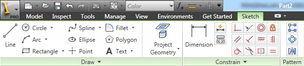 MENGENAL JENIS TOOLBAR PADA AUTODESK INVENTOR - Design Of Manufacture