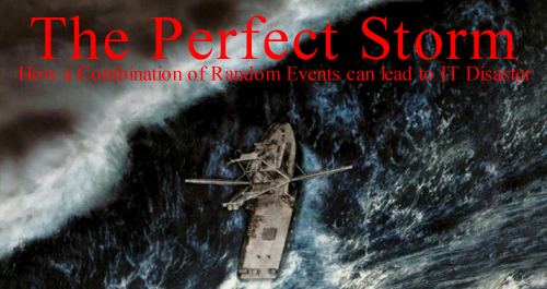 The Perfect Storm: How a Combination of Random Events can lead to Disaster