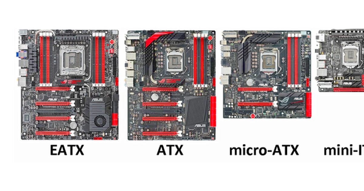 EATX, ATX, Micro ATX e Mini ITX: entenda a diferença entre placas-mãe