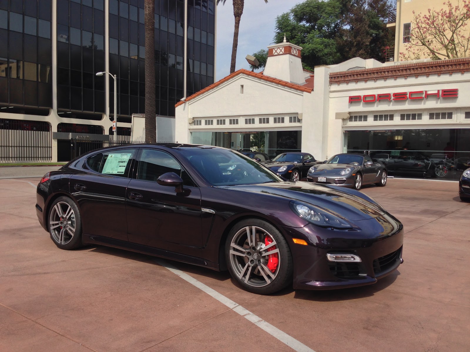 The Porsche Guy : Today's Three P's: Purple Porsche Panamera. OMG.