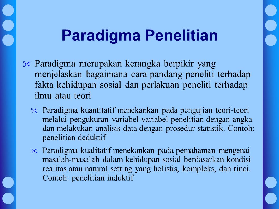 Paradigma Penelitian Contoh Dan Jenisnya - Riset