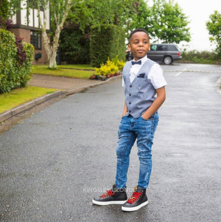 E-money and his wife celebrate their handsome son as he marks his ...