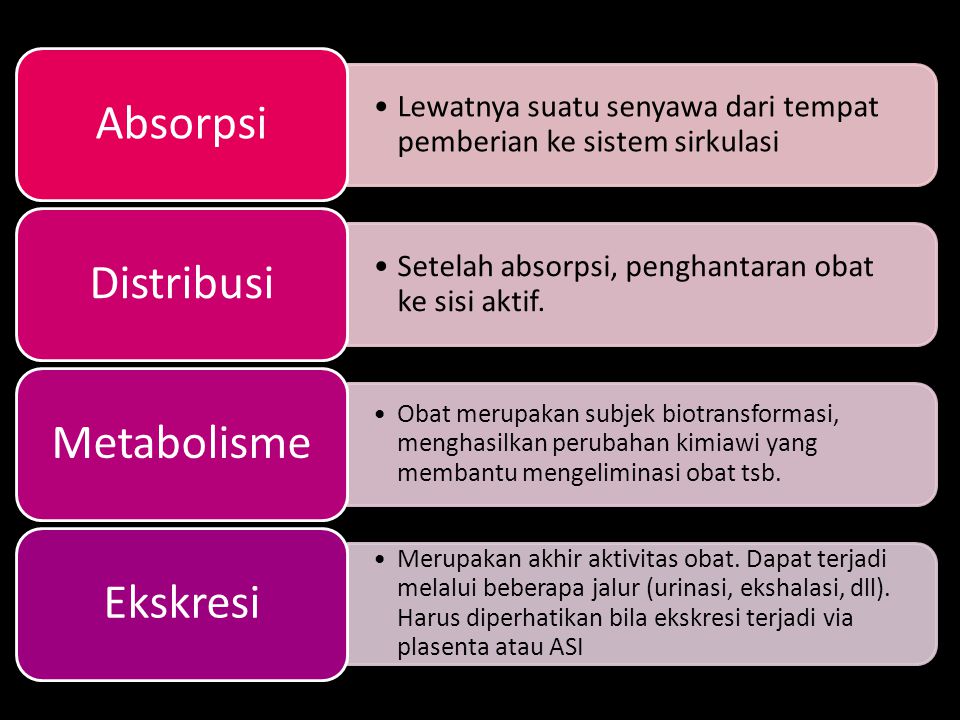 Proses Perjalanan ADME nasib obat dalam Tubuh - Sawittoku