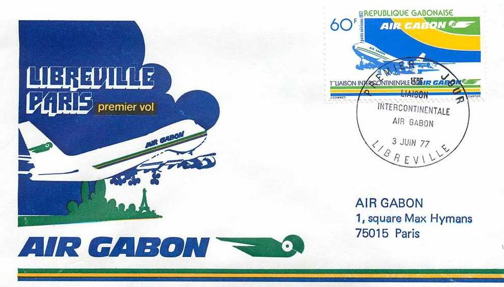 The Timetablist: Air Gabon: First Flight from Libreville to Paris, June ...