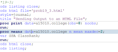 Learn SAS by examples: Learn SAS by example: Chapter 16 - 20 solutions