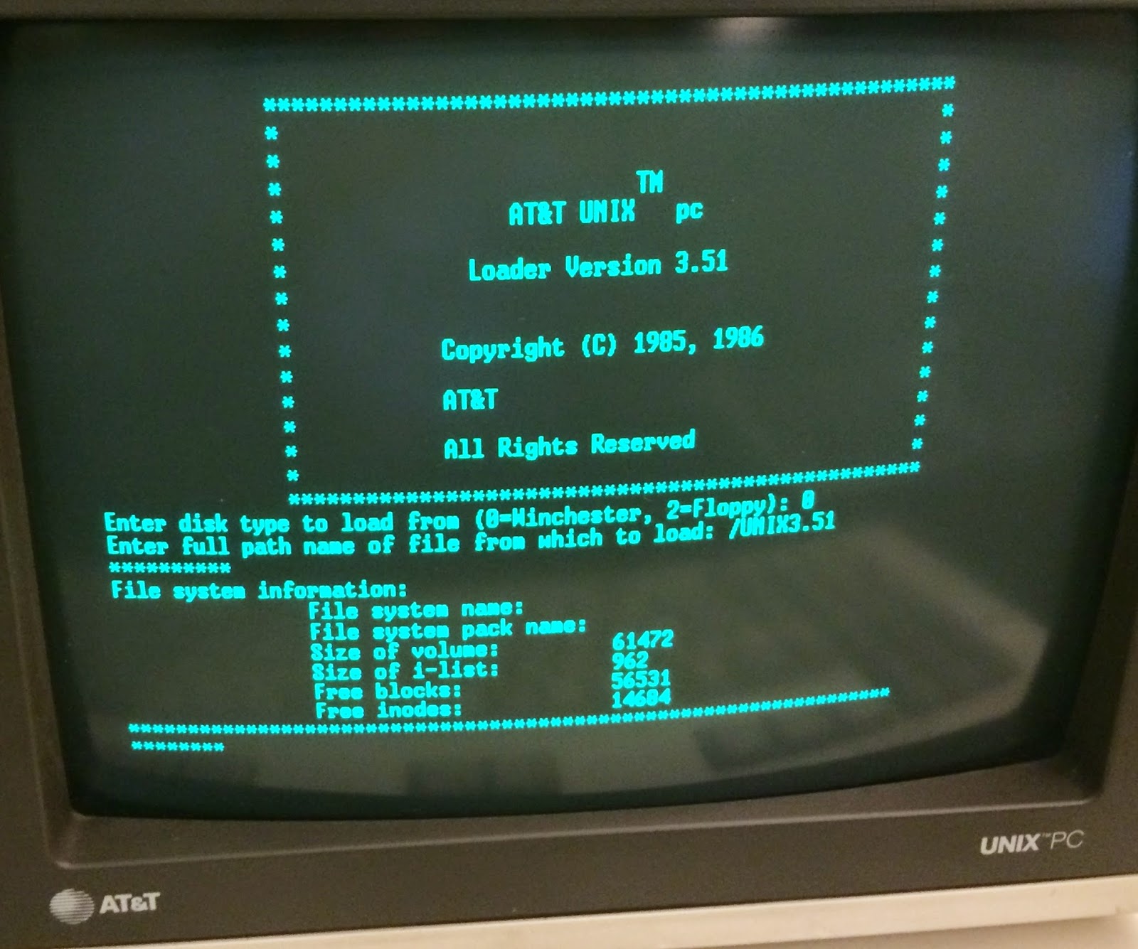 Convergent Technologies MightyFrame: ldrcpy: AT&T UNIX PC System ...