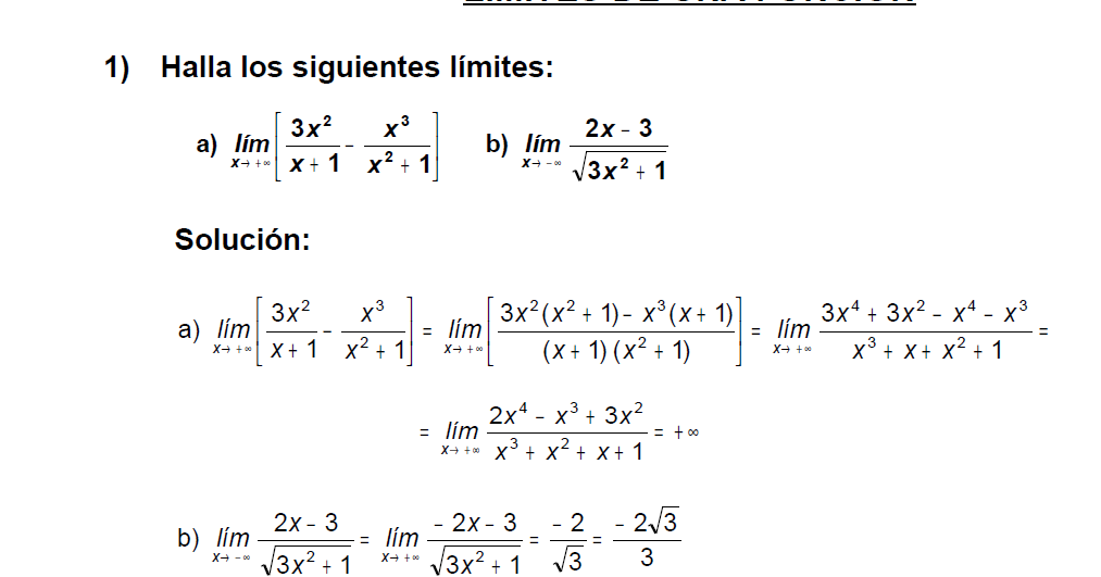EJERCICIOS PASO A PASO DE CALCULO DIFERENCIAL ~ APRENDE CALCULO FACILMENTE