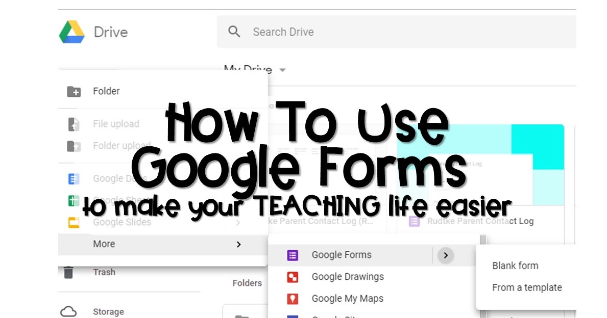 How To Use Google Forms To Make Your Teaching Life Easier Live Laugh