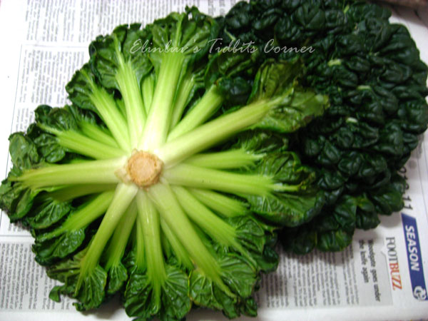 Elinluv's Tidbits Corner: Stir Fry Fu Gui Cai With Sea Salt And Garlic