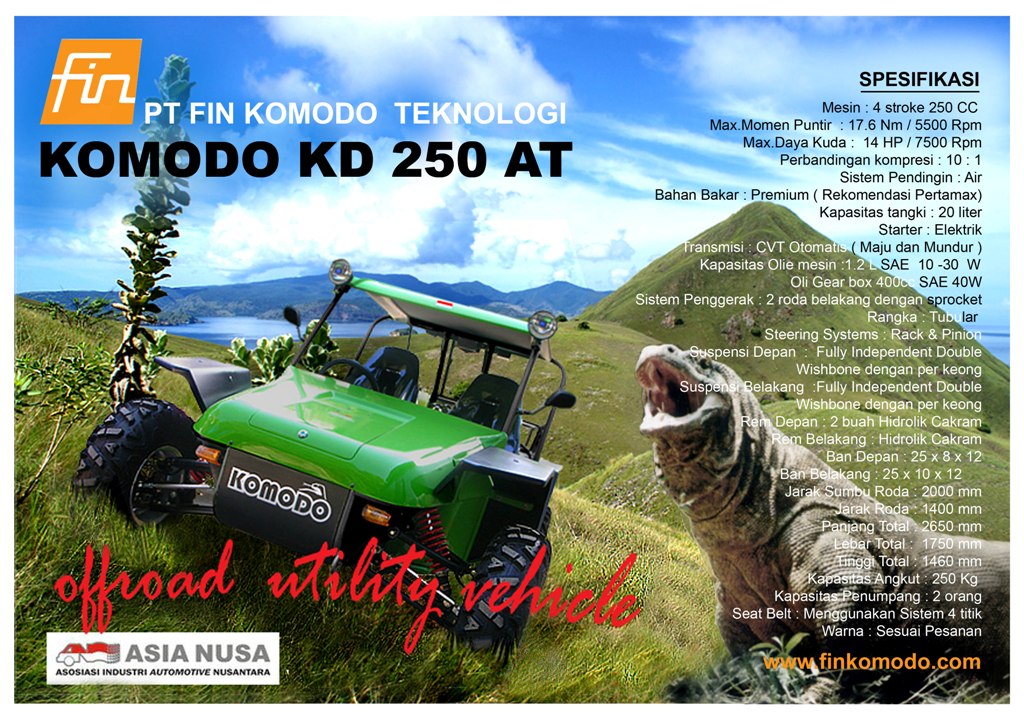 Spesifikasi | Fin Komodo Offroad