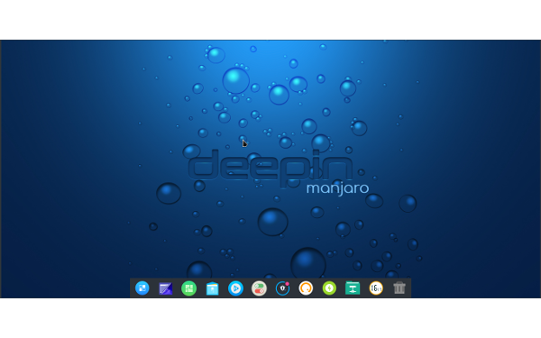 Deepin desktop no Manjaro Linux