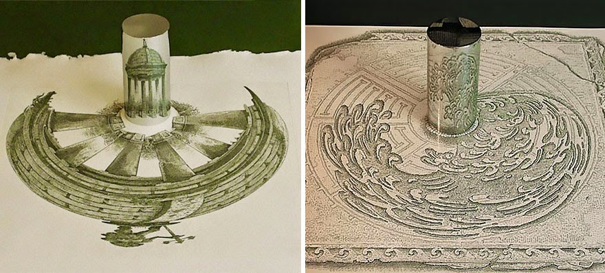 anamorphose cylindrique | CURIOSITE