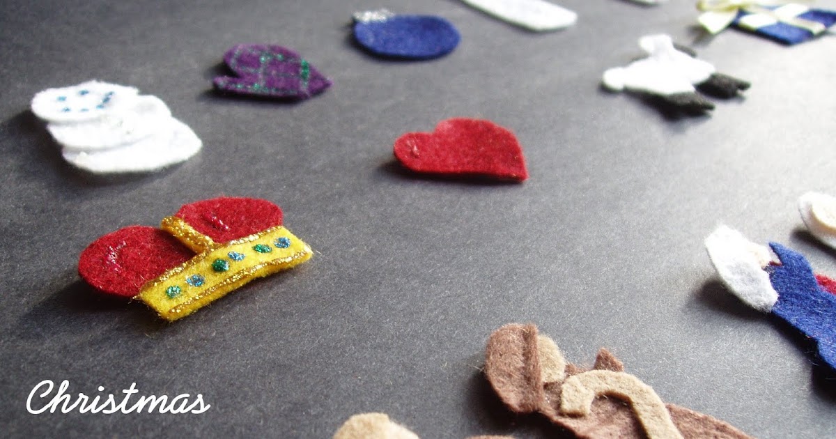 Wayward Girls' Crafts: Christmas in July: Felt Advent Calendar