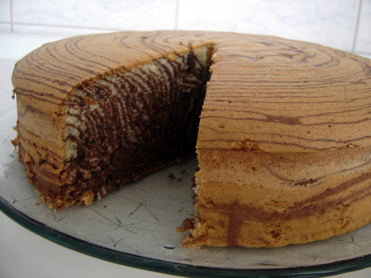 Caderno de Receitas: Bolo zebra