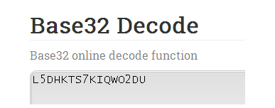 Cara Decode Base32 - MyMastah