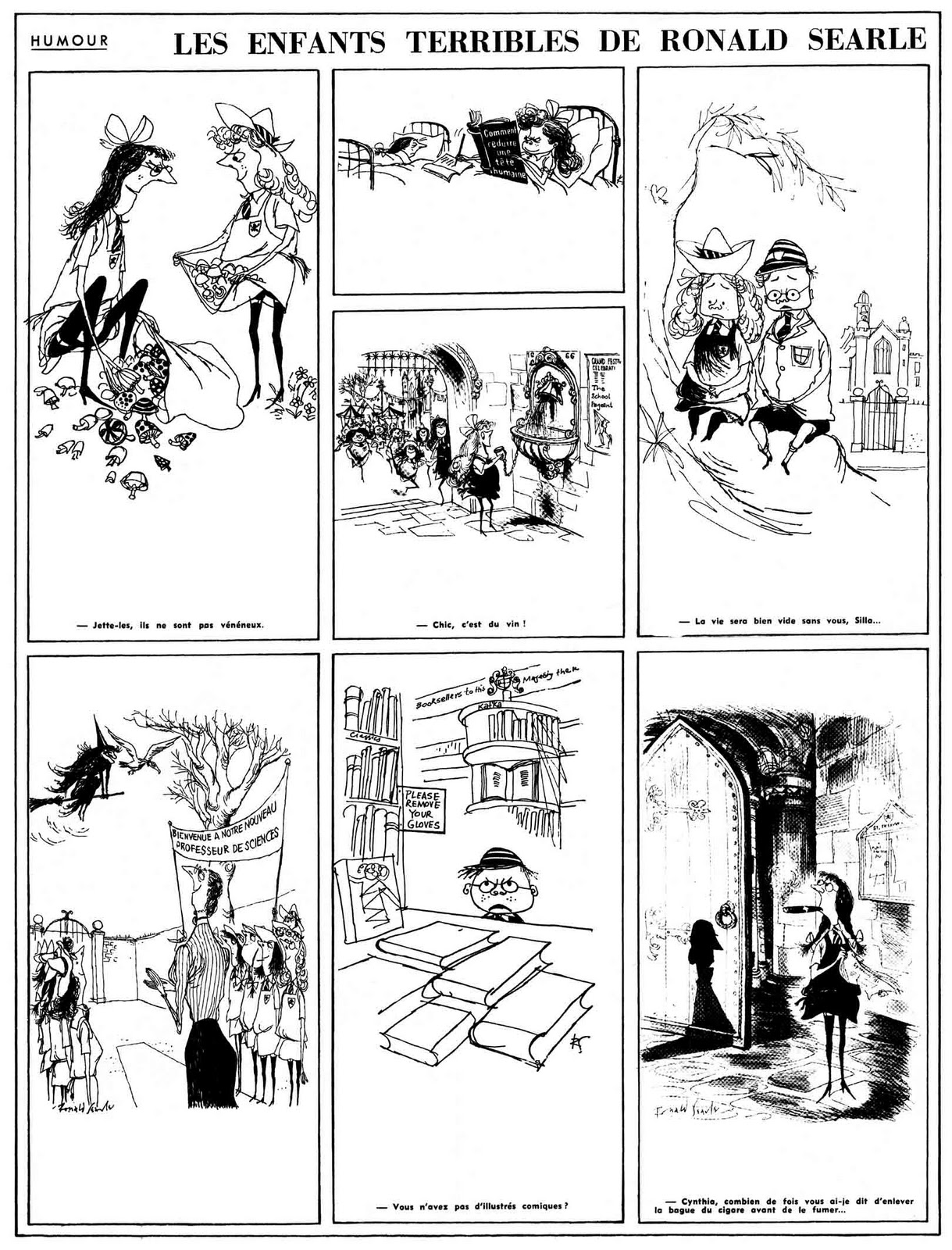 ECC Cartoonbooks Club: Ronald Searle the Great (Part 1)