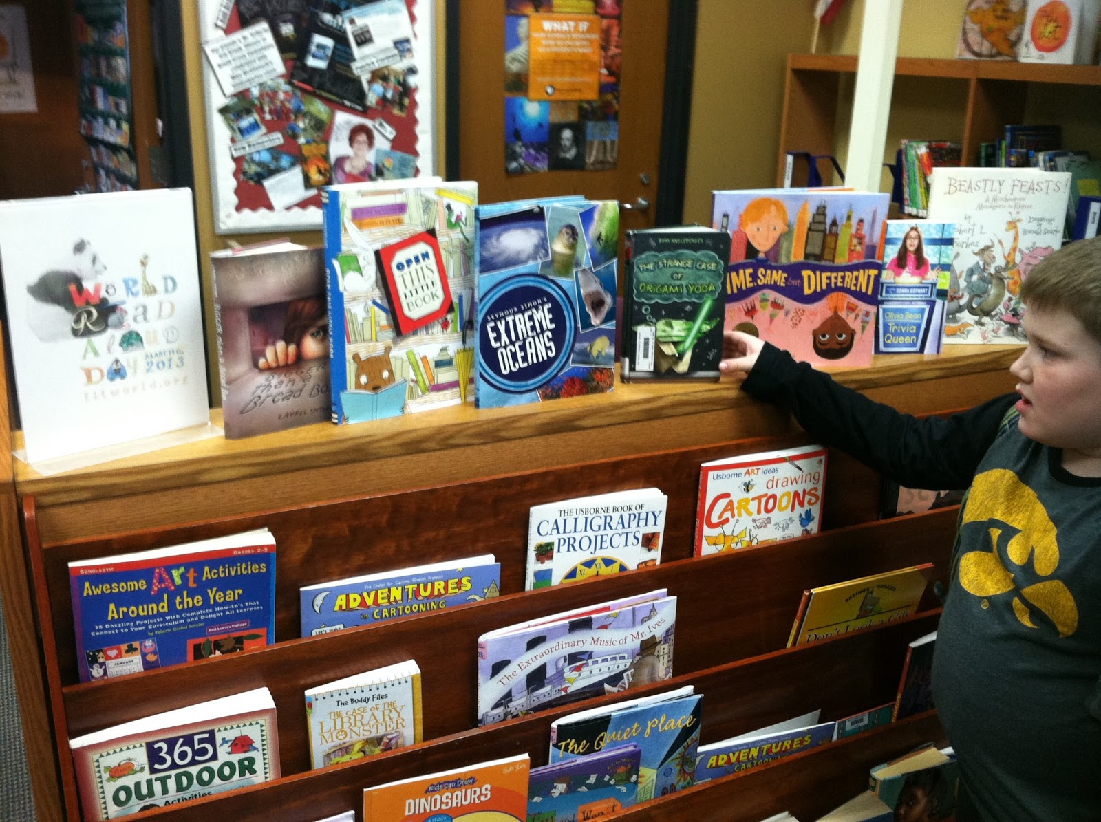 The Library Voice: Our "World Read Aloud Day" Celebration Connected Us ...