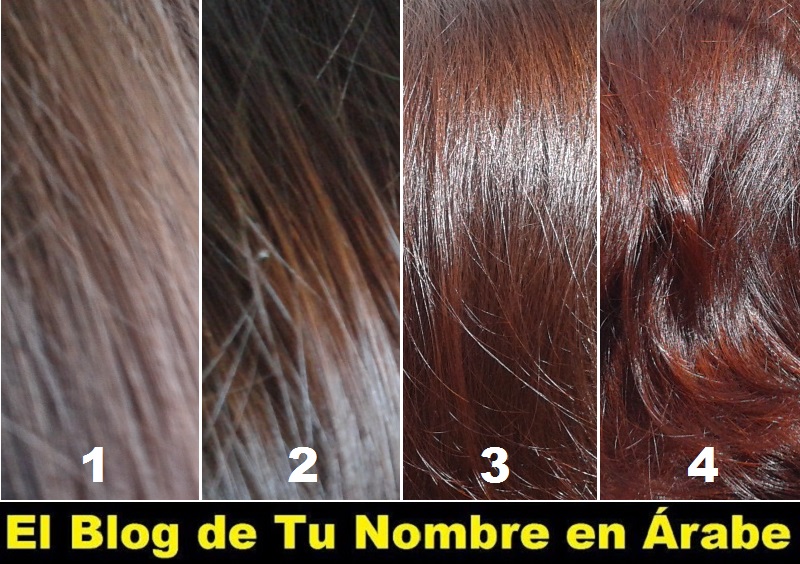 TU NOMBRE EN ÁRABE: Henna para el pelo