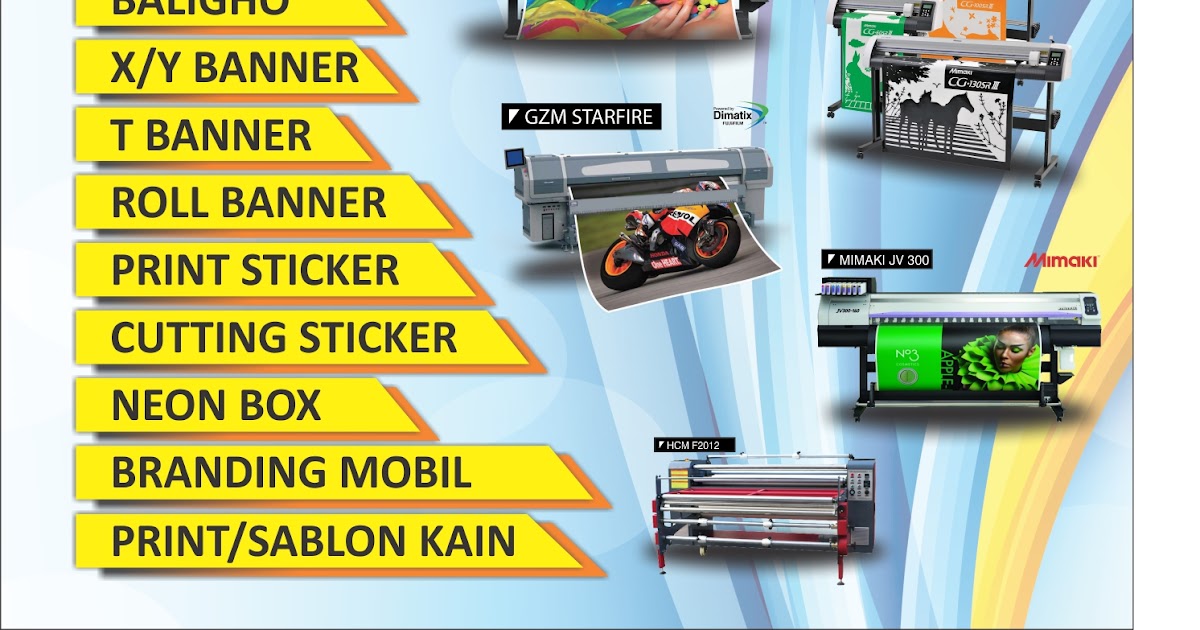 DIGITAL PRINT, ADVERTISING DAN OFFSET, RMD PRINT