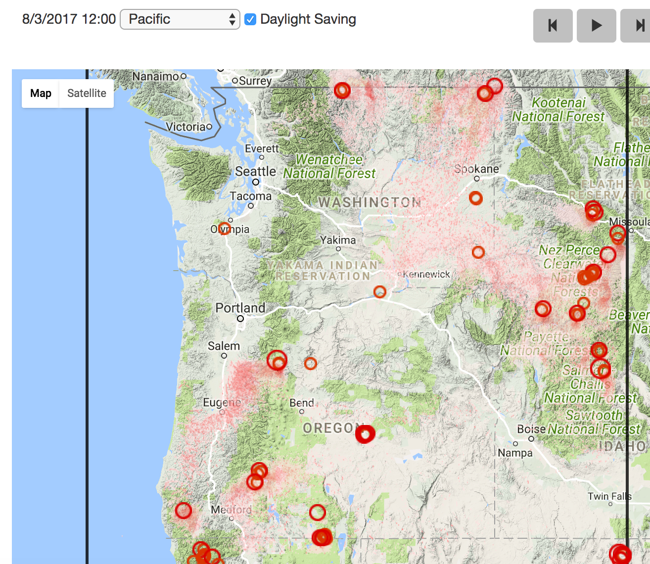 Oregon Smoke Information