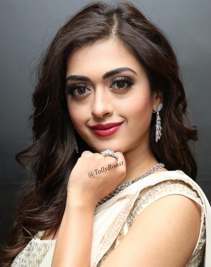 South Indian Girl Gayatri Bhardwaj Long hair Beautiful Eyes Face Close ...