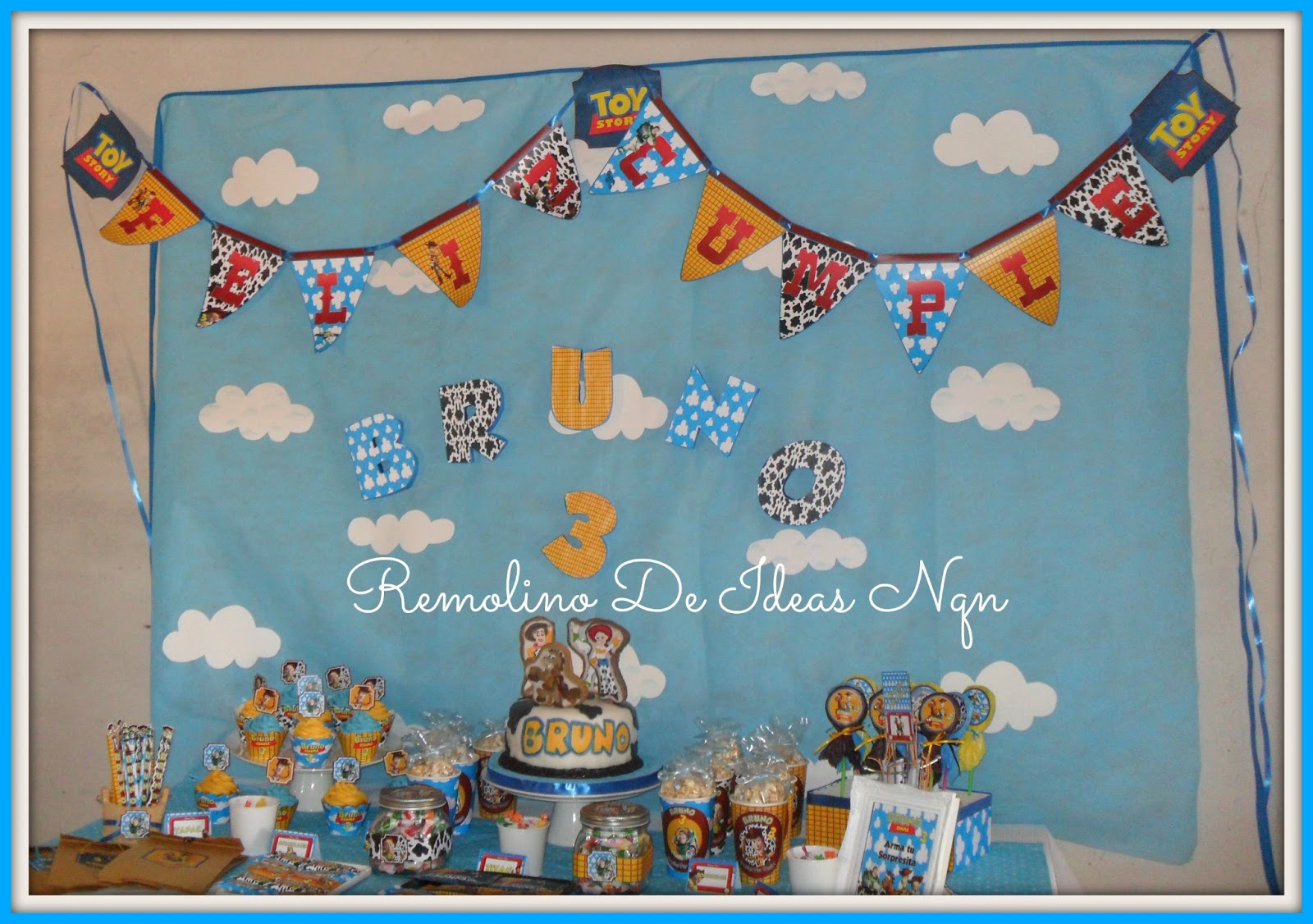 RemolinodeIdeasNqn: CANDY BAR TOY STORY "Bruno 3"