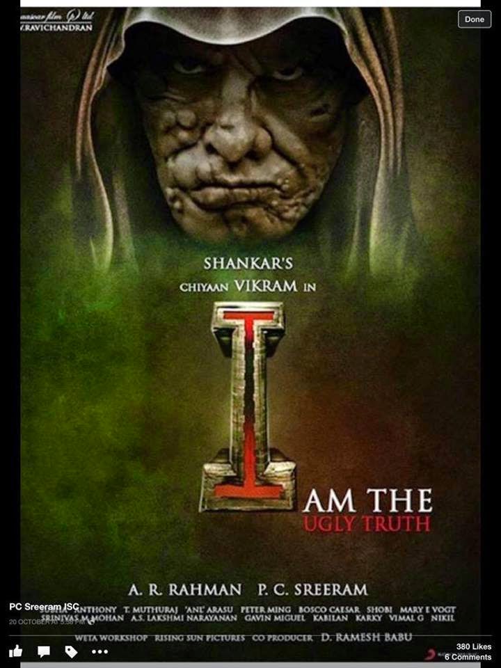 Cinema Daddy: I Shankar Movie Official Poster - Chiyan Vikaram , Amy ...