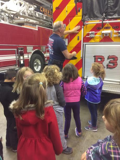 Preschool News: Field Trip to the Fire Station