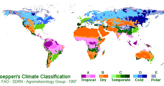 Climate Maps Of The World - United States Map