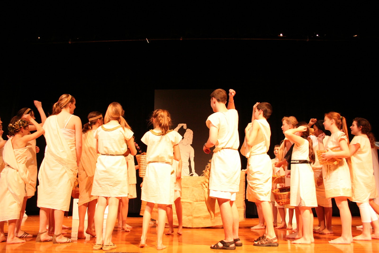 "Circus Olympus" ... Greek Theatre!: Athena & Arachne Production Photos