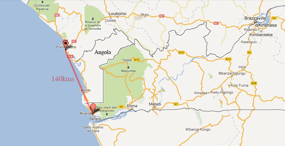 Vivre et ... bien vivre à Muanda (Congo RDC): Pointe Noire Congo BRAZAVILLE