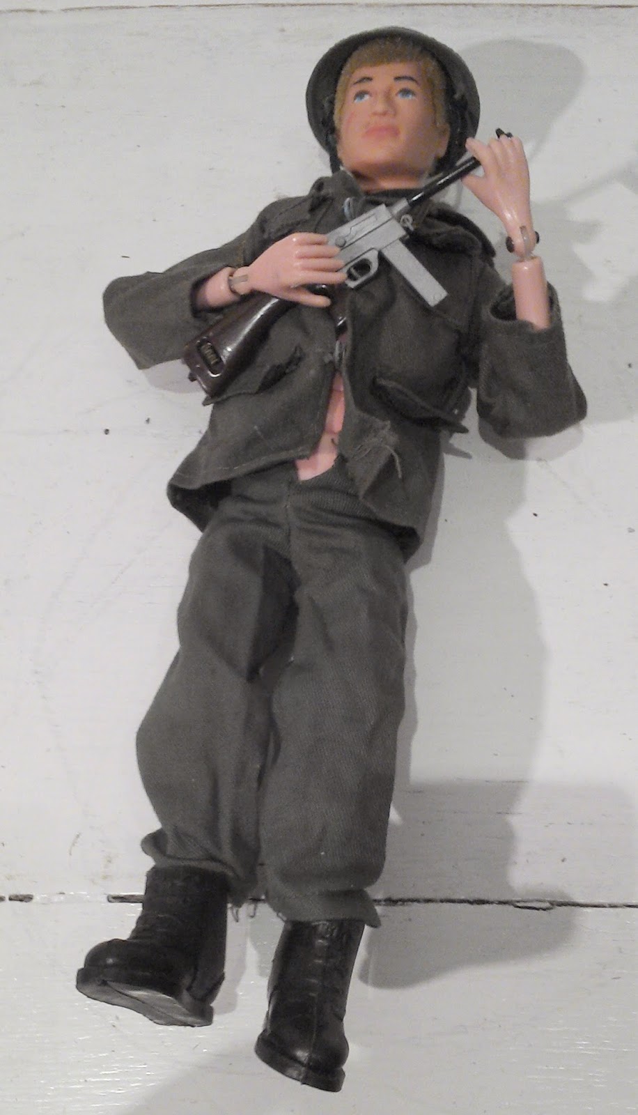 action man vintage 1964 estampillé LOT boite d'origine et nombreux ...